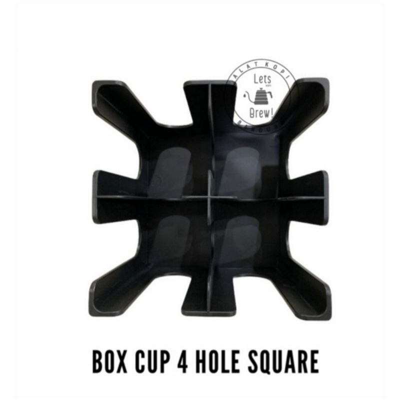 Jual tempat gelas cup plastik acrylic cup dispenser 4 slot bar | Shopee ...