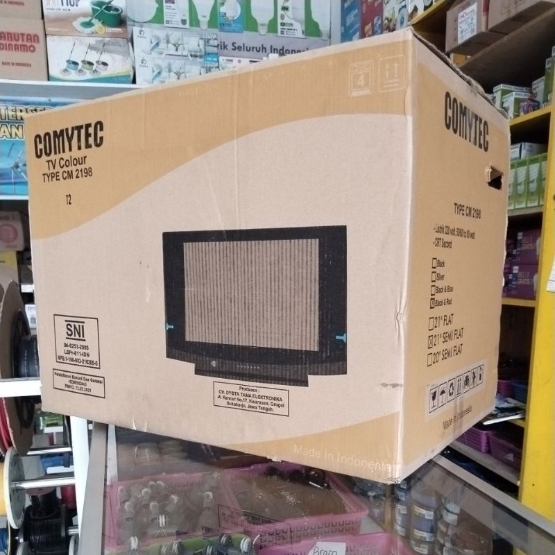 Jual TV TABUNG TANPA SET TOP BOX 21 INCH SUDAH DIGITAL | Shopee Indonesia