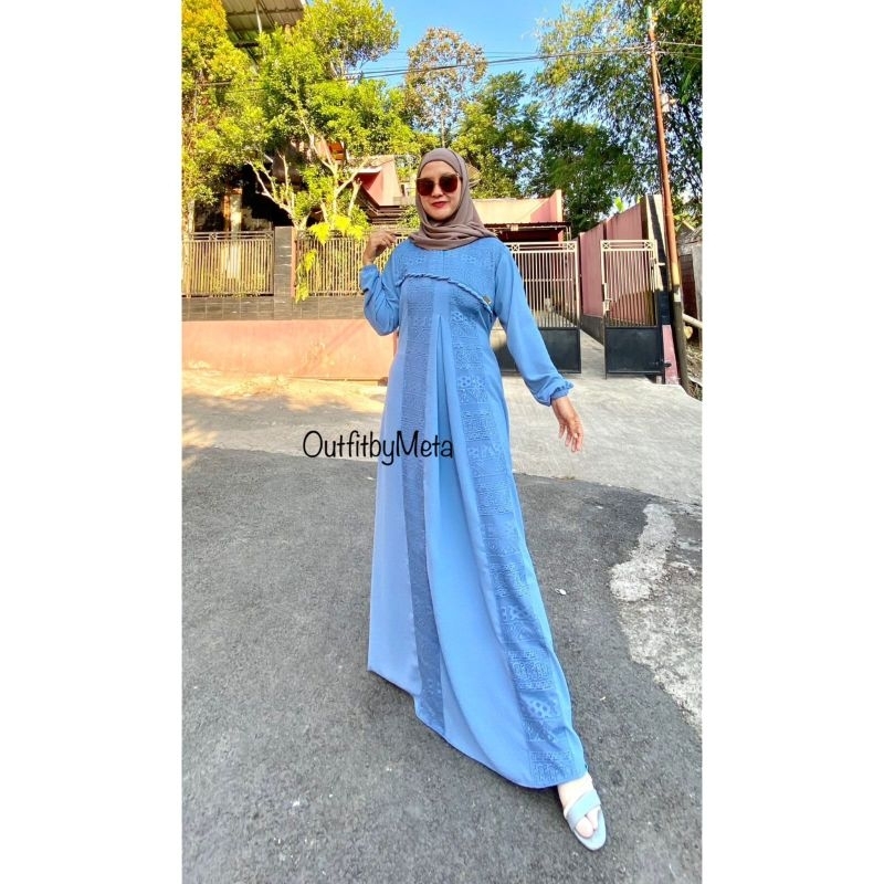 Jual Fathia Dress Outfit by Meta | Shopee Indonesia