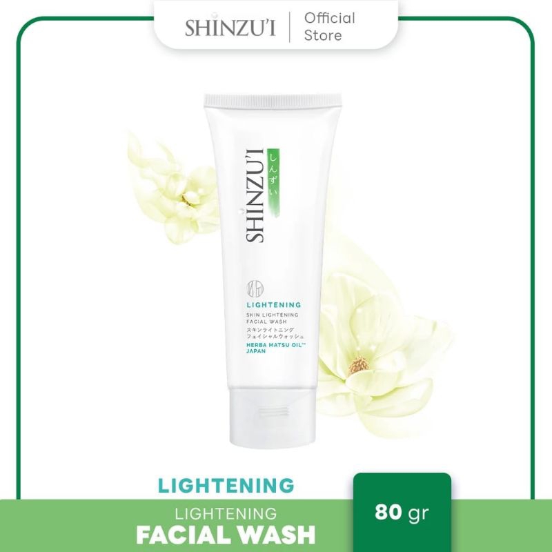 Jual Shinzu'i Skin Lightening Facial Wash 80ml | Shopee Indonesia