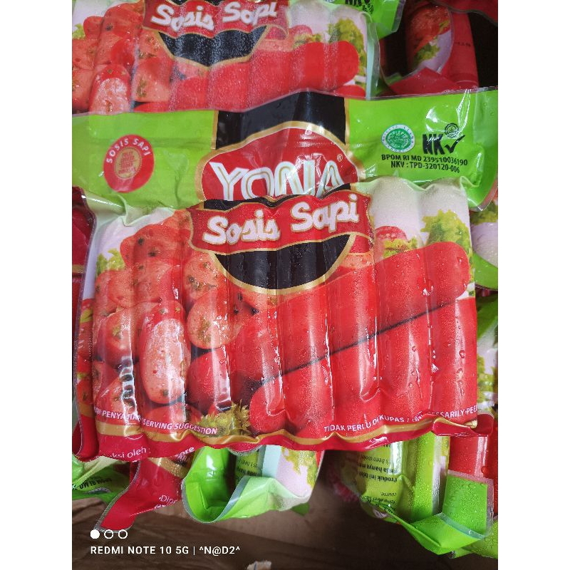 Jual Sosis Sapi Merah Yona 450gr | Shopee Indonesia