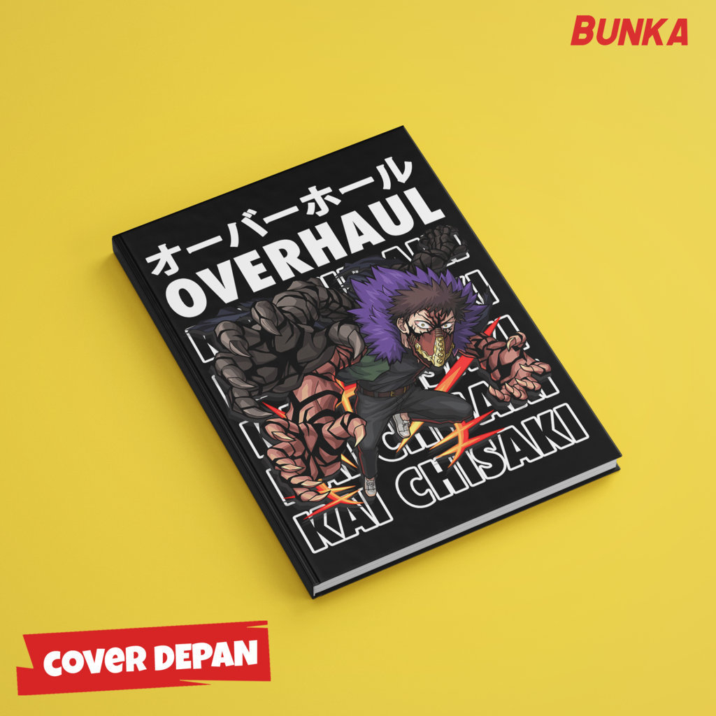 Jual Note Book Aesthetic Anime Boku no Hero Academia Overhaul Design ...