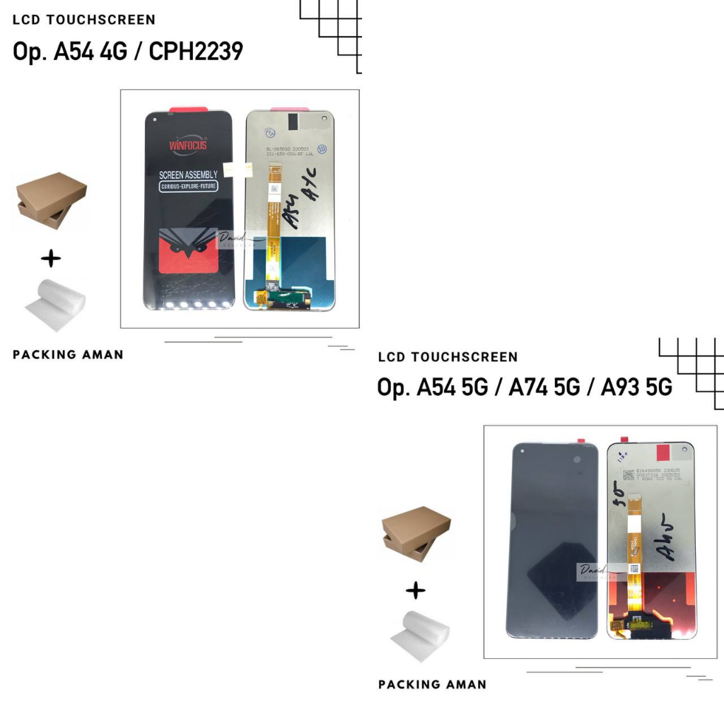 Jual LCD TOUCSCREEN OPPO A54 4G - A54 5G / A74 5G / A93 5G - CPH22339 ...