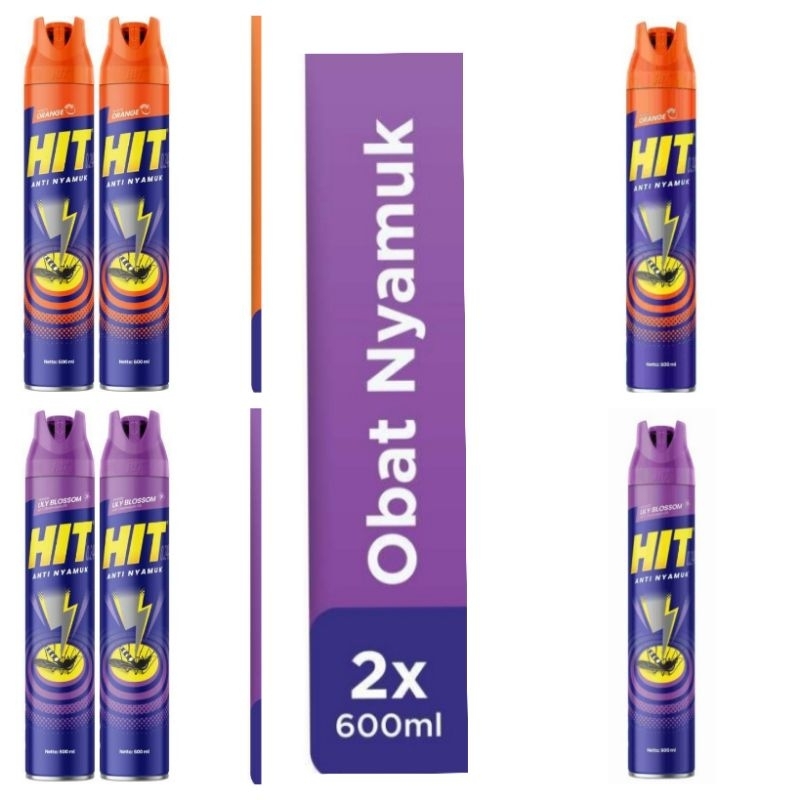 Jual Hit Aerosol Obat Nyamuk Semprot 600ml | Shopee Indonesia