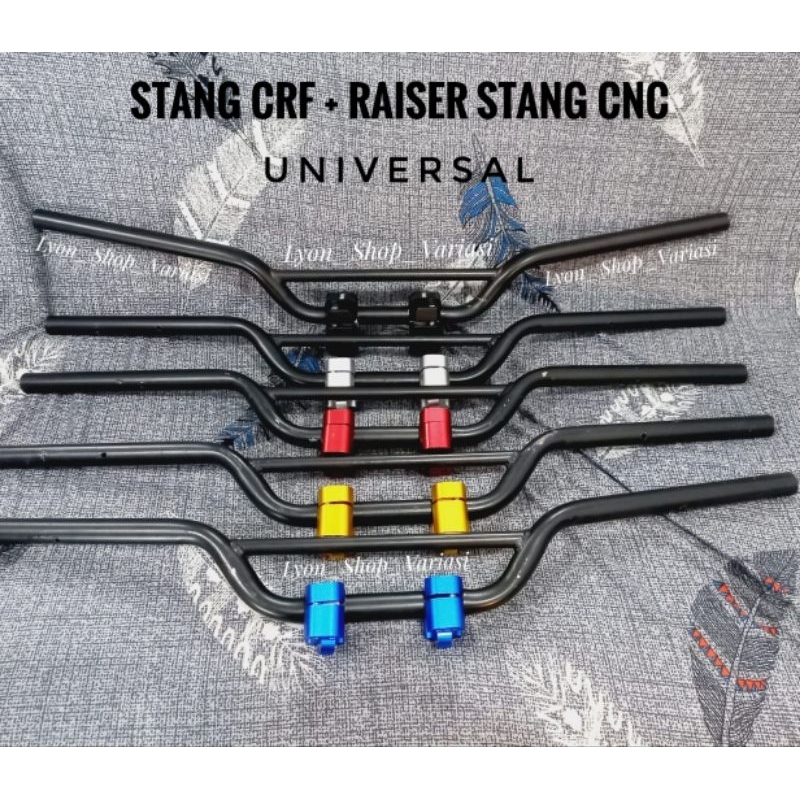 Jual Stang CRF Plus Raiser Stang CNC Universal Tebal | Shopee Indonesia