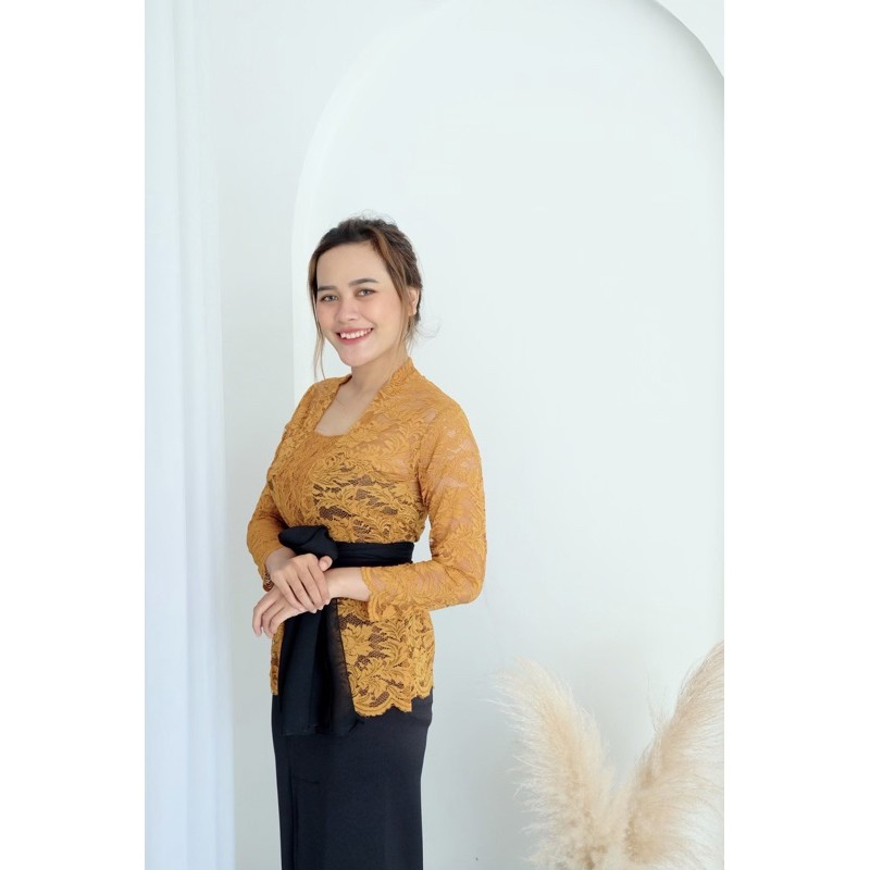 Jual kebaya brokat kutubaru modern 2023 lengan panjang Kebaya Brokat model Elegan Mewah kebaya ...