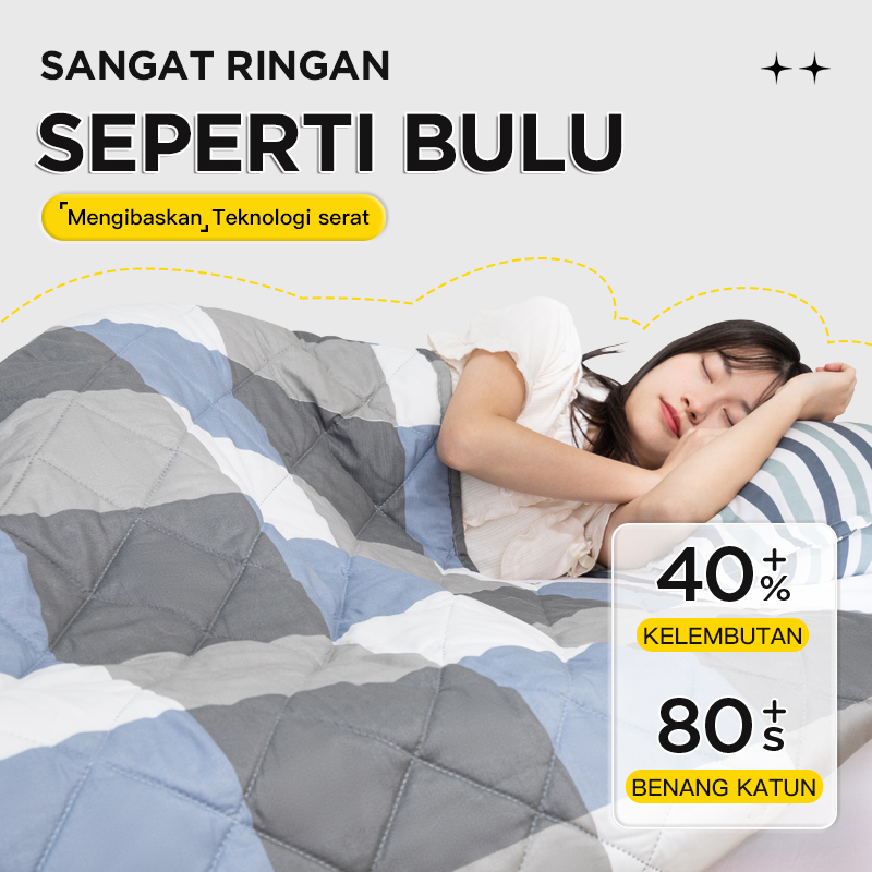 Jual selimut/bedcover only motif 120X200CM/160X200CM/180X200CM selimut ...