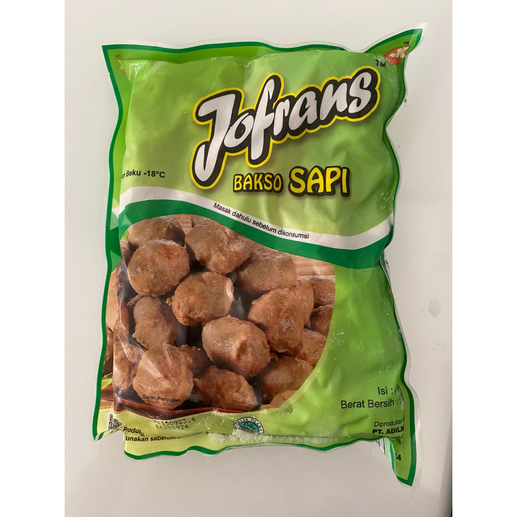 Jual Jofrans Bakso Sapi 500 gr | Shopee Indonesia
