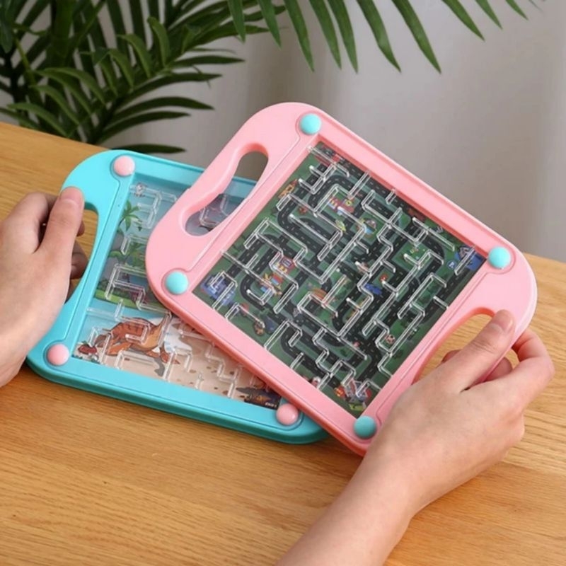 Jual Mainan Jadul Labirin 2 Bola / Mainan Edukasi Anak Motorik ...