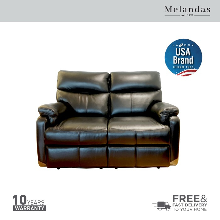 Jual La-Z-Boy Signor Electric Sofa Premium Leather Loveseat Recliner ...