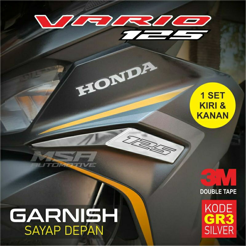 Jual Garnis sayap depan honda vario 125 tahun 2023 pelindung sayap ...