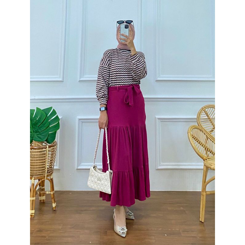 Jual Rania Set rok | Set rok knite | Shopee Indonesia
