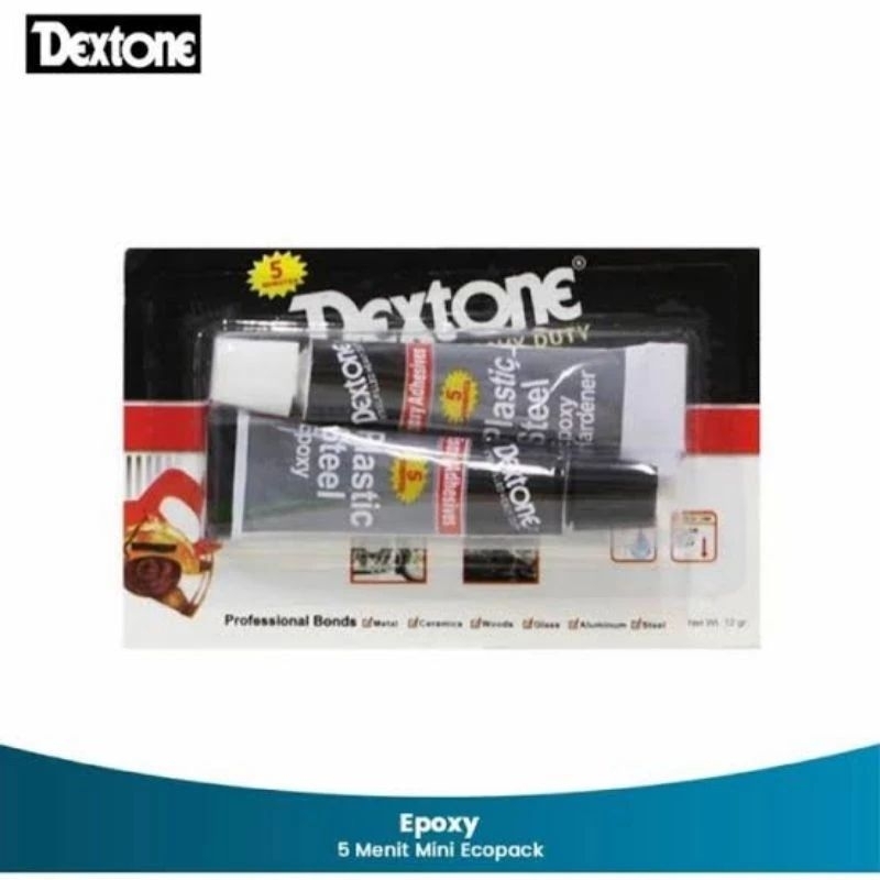 Jual DEXTONE KECIL Lem Besi Epoxy Dextone 12gr 12 gram | Shopee Indonesia