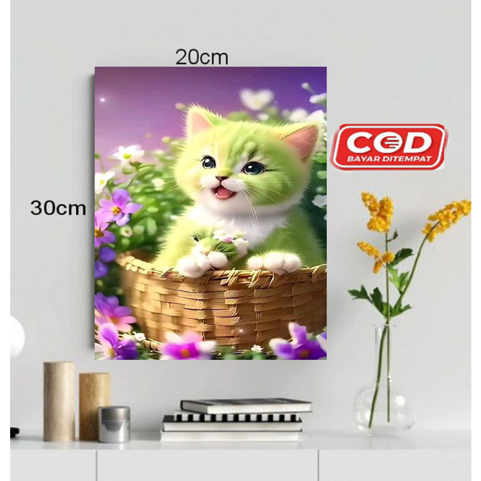Jual HIASAN DINDING TEMA KUCING/POSTER KAYU GAMBAR KUCING/POSTER GAMBAR ...