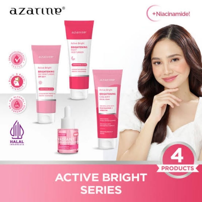 Jual Azarine Active Bright Skincare Series | Shopee Indonesia