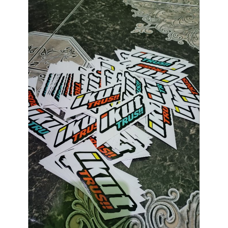 Jual stiker ikut truss stiker viral | Shopee Indonesia