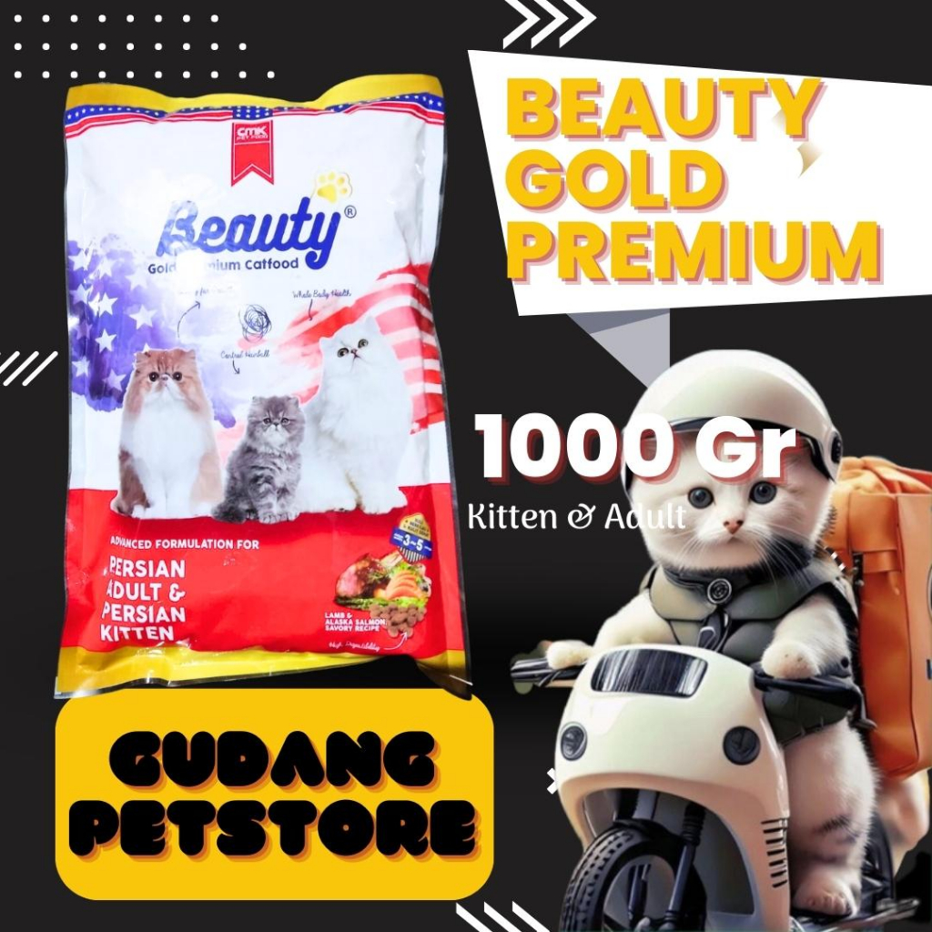 Jual BEAUTY PERSIAN GOLD Premium Makanan Kucing Persian Semua Usia ...