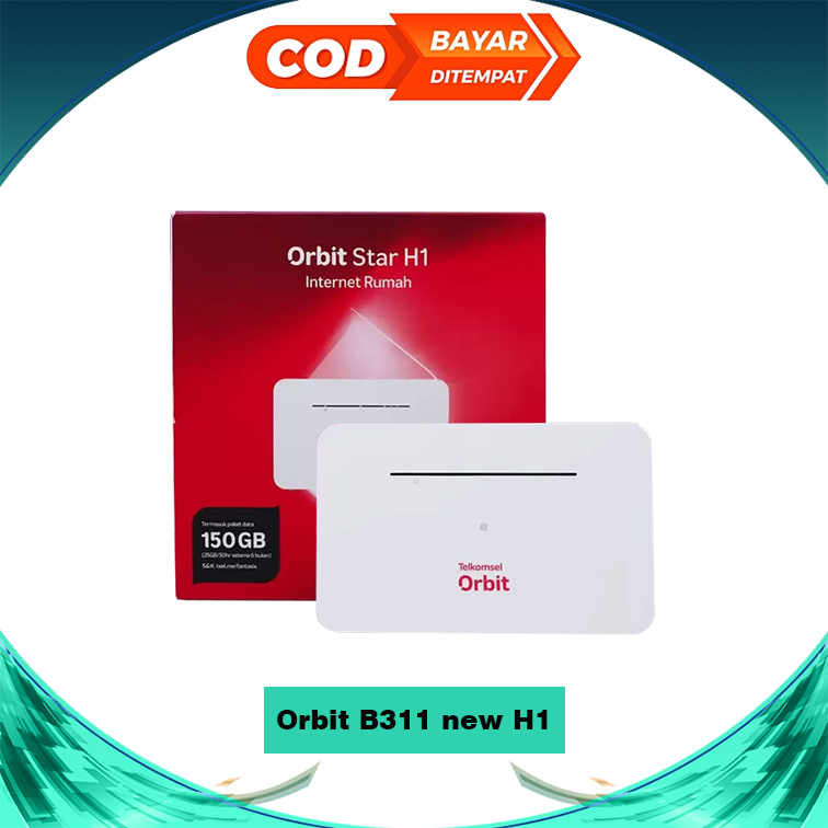 Jual Orbit Router Modem Wifi 4G LTE Huawei B311 Star H1 Bisa COD TPS ...