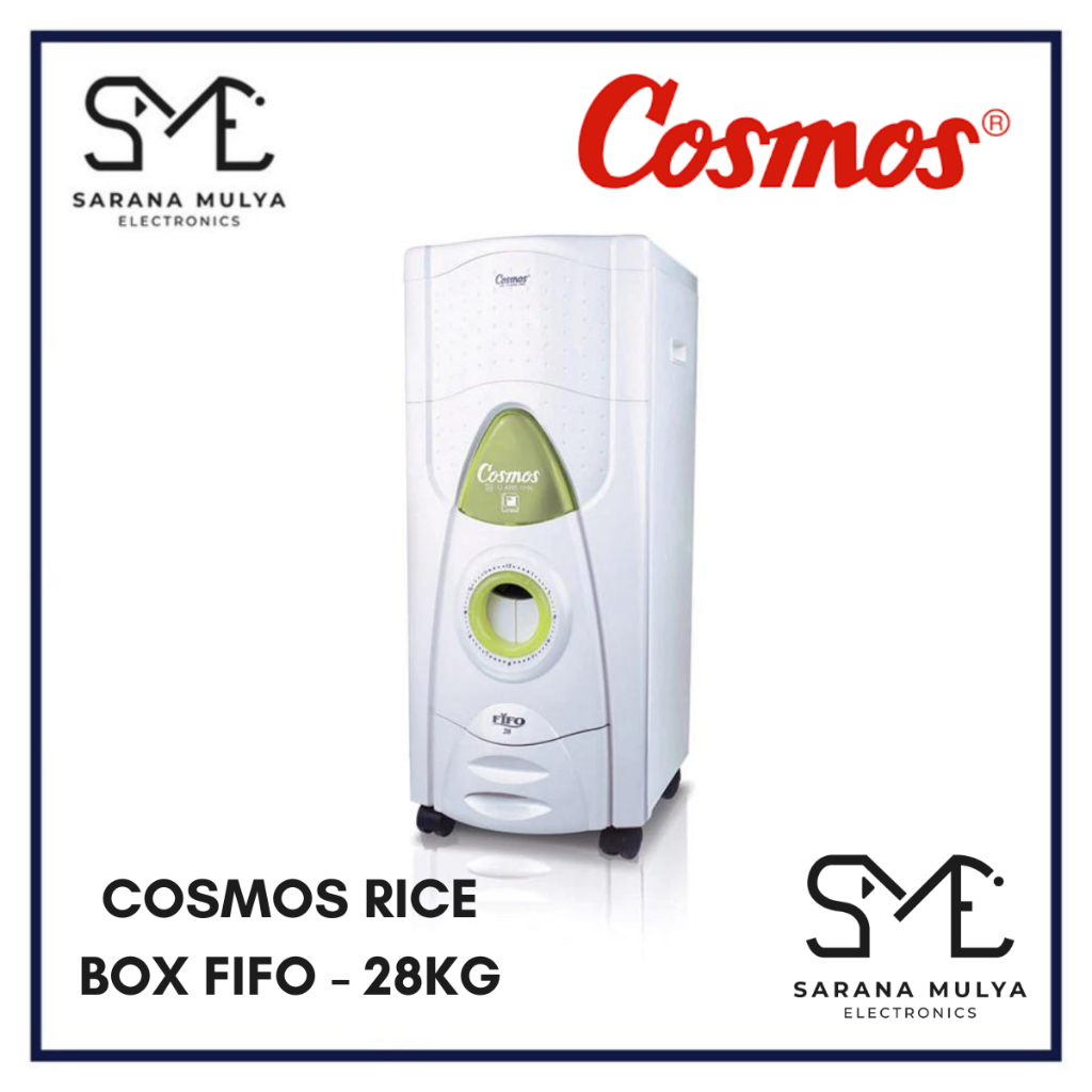 Jual COSMOS RICE BOX FIFO - 28KG - TEMPAT PENYIMPANAN BERAS 28KG ...