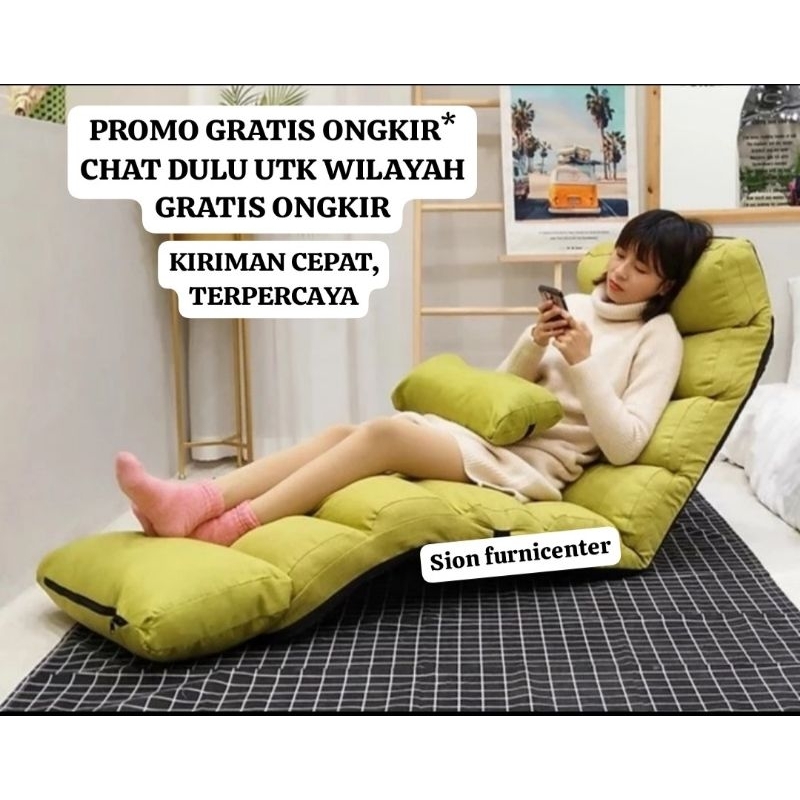 Jual kursi lipat reclining / kursi malas / kursi santai / kursi lesehan ...