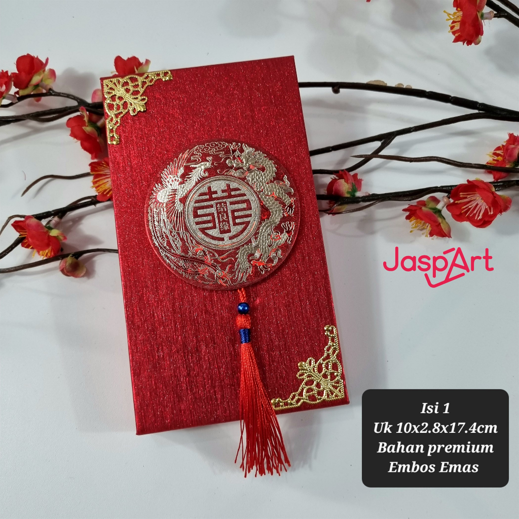 Jual Angpao Kotak FU Angpao Kotak Imlek Angpao Kotak Box Shuang Xi ...