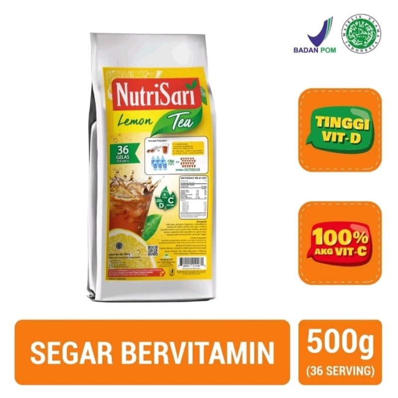 Jual Nutrisari Varian Lemon Tea (400 gr). | Shopee Indonesia