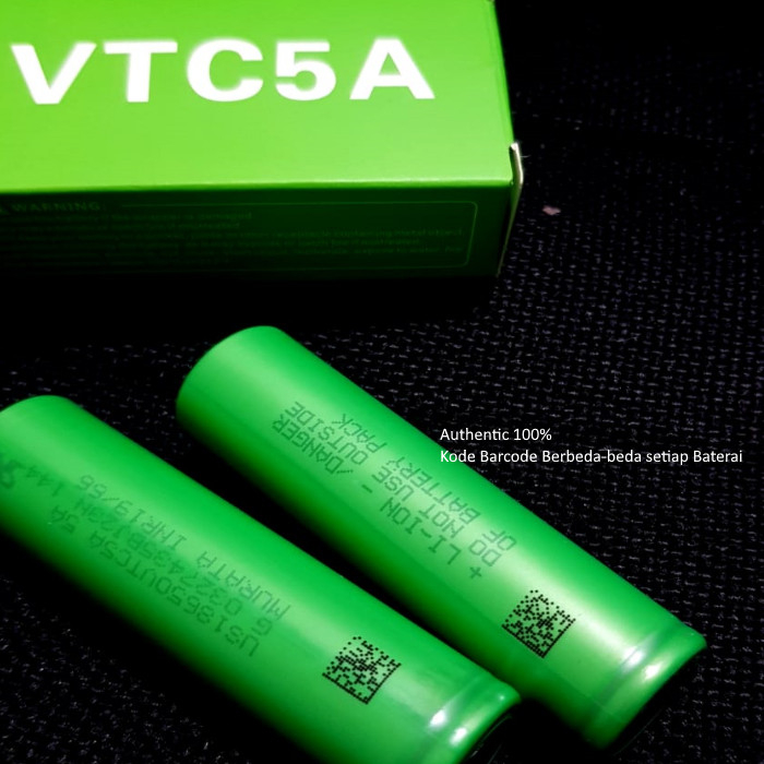 Jual Battery Batre vape Sony VTC5A 18650 2600mAh 30A Battery | Shopee ...