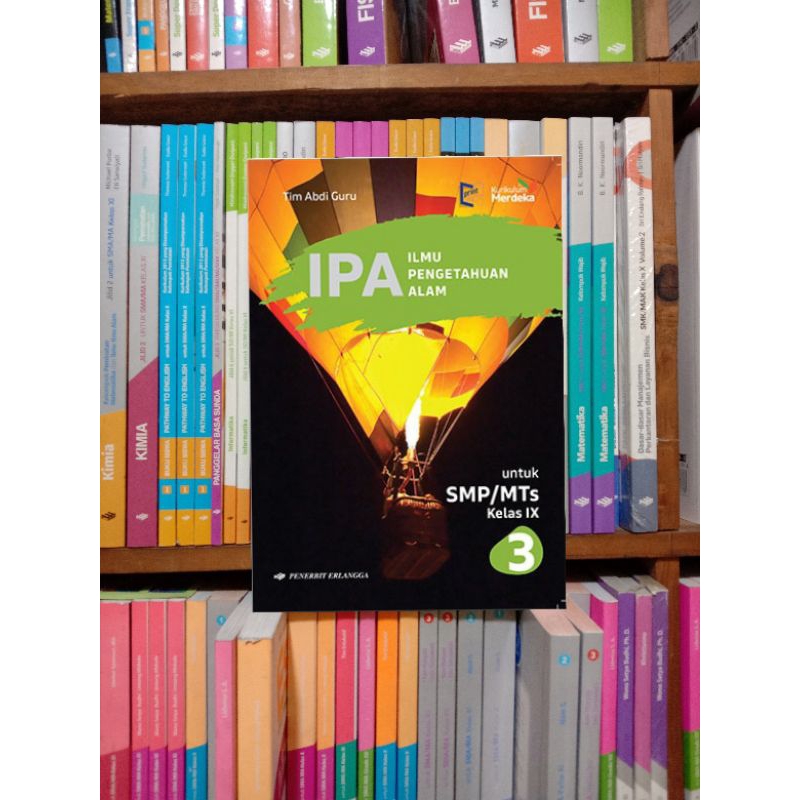 Jual BUKU IPA Untuk SMP/MTs Kelas 3 Kurikulum Merdeka, Erlangga ...