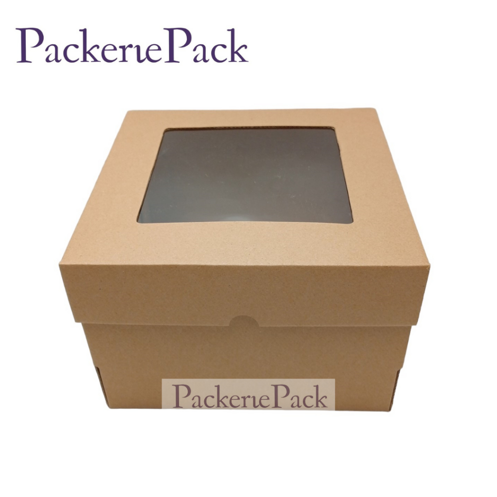Jual DUS KOTAK BOX CAKE KUE KACA TINGGI GS / CORRUGATED GS 25x25x12 ...