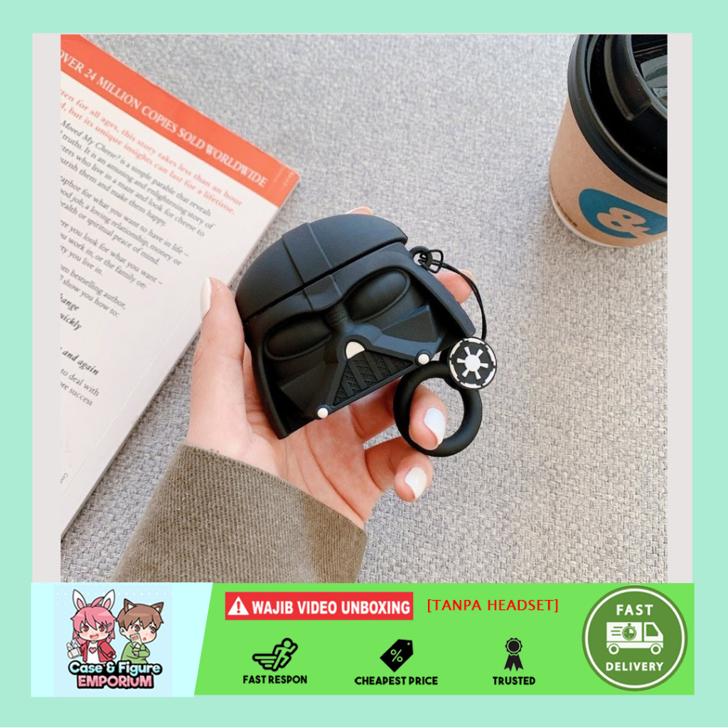 Jual Case Pods Karakter Darth Vader Cover Silicone Gen 1 2 3 Pro inpods ...