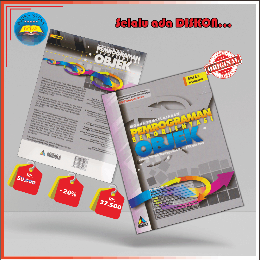 Jual Buku Pemrograman Berorientasi Objek dengan Bahasa C++,Php, dan Java | Shopee Indonesia