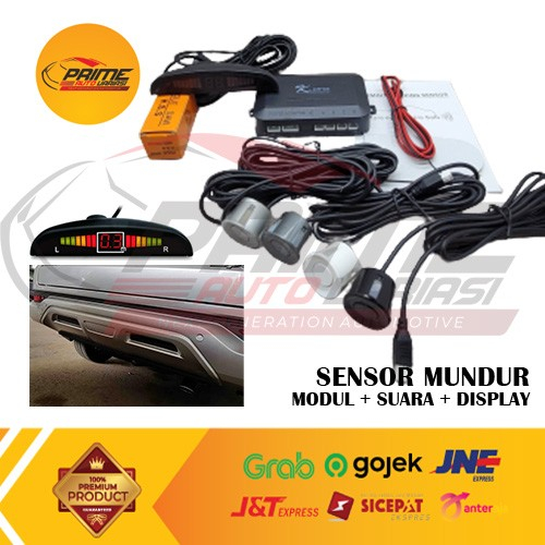 Jual Sensor Parkir Mobil Sensor Mundur Mobil Bunyi Beep + DISPLAY ...