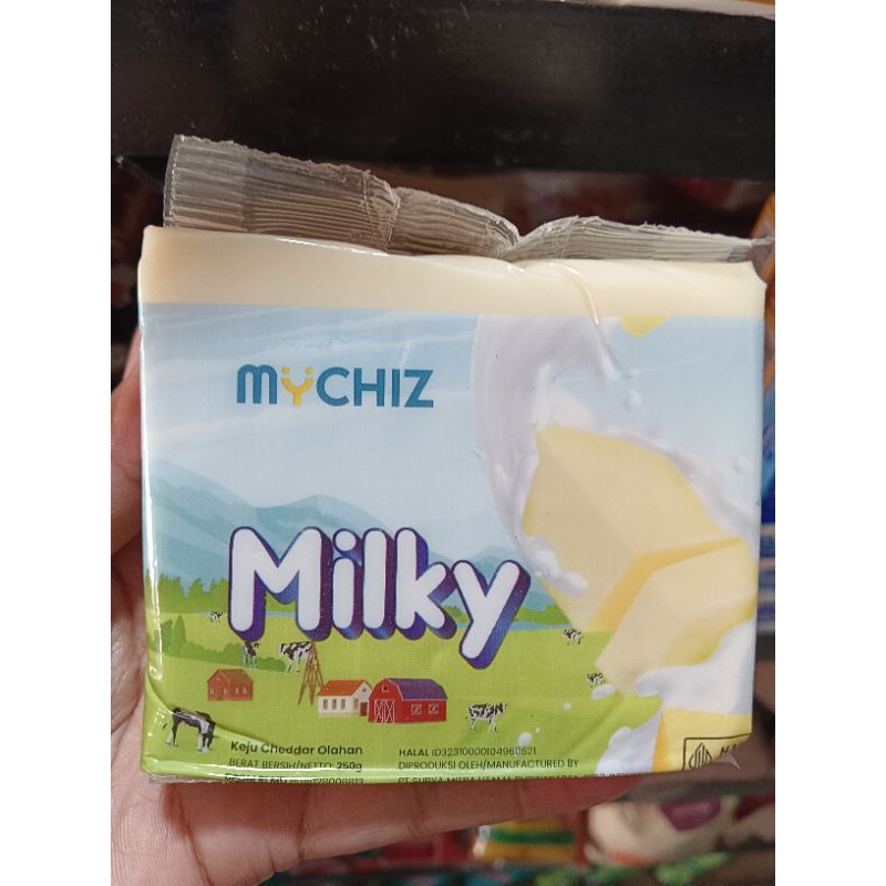 Jual keju My chiz milky/chedar 250gr | Shopee Indonesia