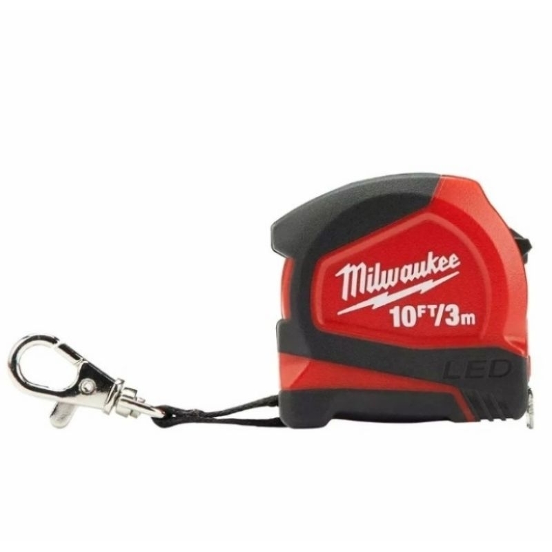 Jual Meteran Milwaukee 3m Keychain Tape Measure With LED | Shopee Indonesia