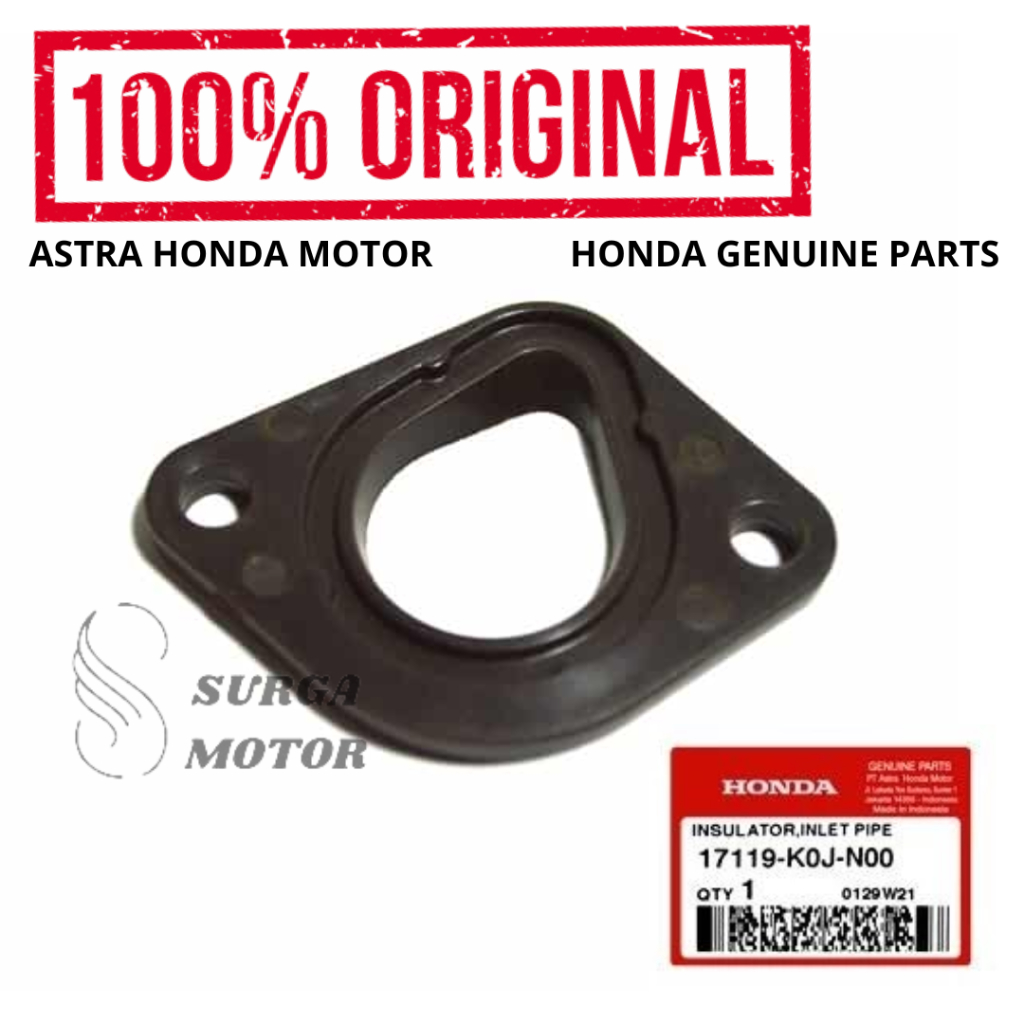 Jual Fiber Insulator Inlet Pipe Manipol Beat Street K1A Genio Original ...