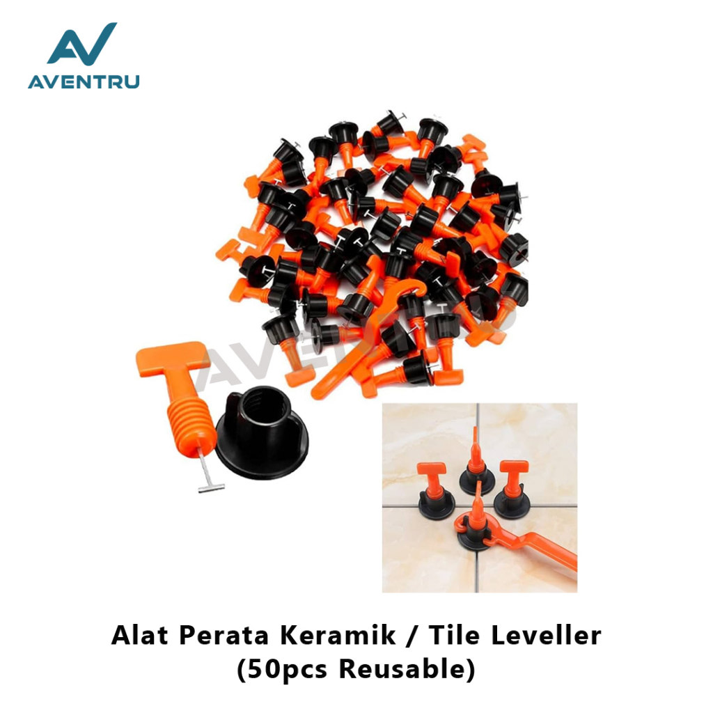 Jual Alat Perata Pasang Keramik Granit Reusable Tile Leveller Leveling ...