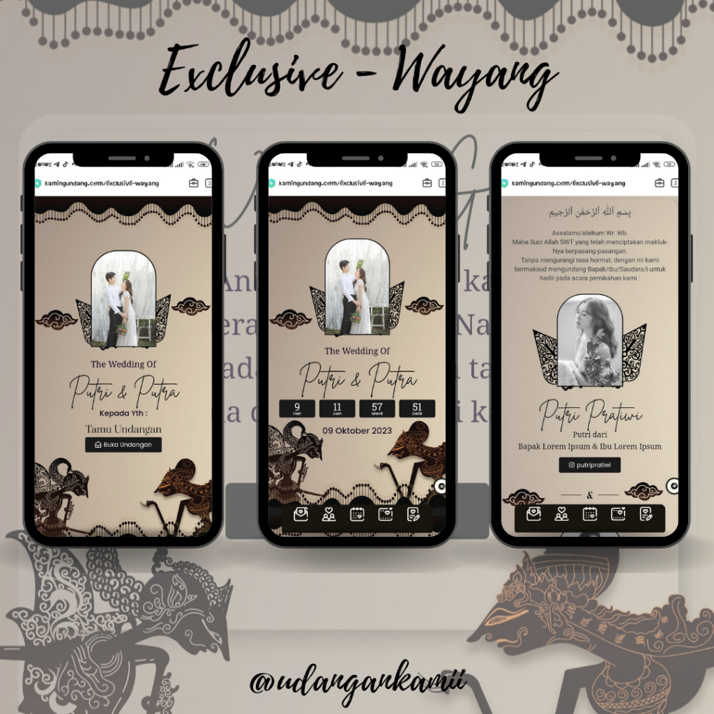 Jual [PROMO!!] Undangan Pernikahan Digital | Undangan Digital Website ...