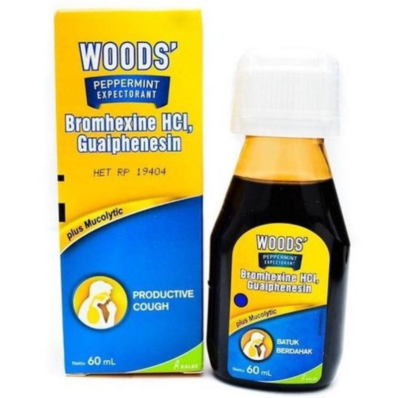 Jual WOODS EXPECTORANT SIRUP 60ml/ OBAT BATUK BERDAHAK /WOODS BIRU ...