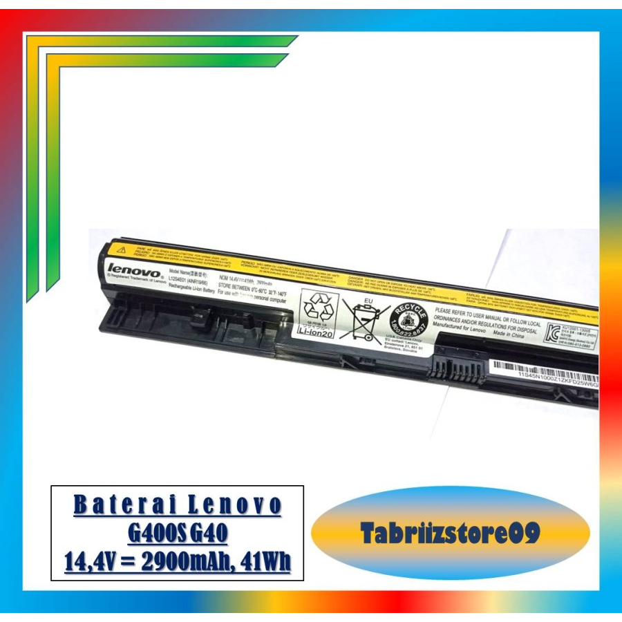 Jual Baterai / Batre Laptop Lenovo G40-80 G50-80 Ideapad G400S G405S G410S | Shopee Indonesia