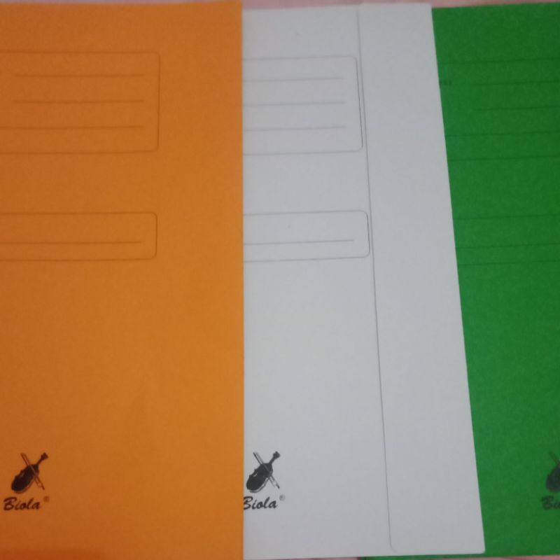 Jual Map kertas biola hijau orange putih | Shopee Indonesia