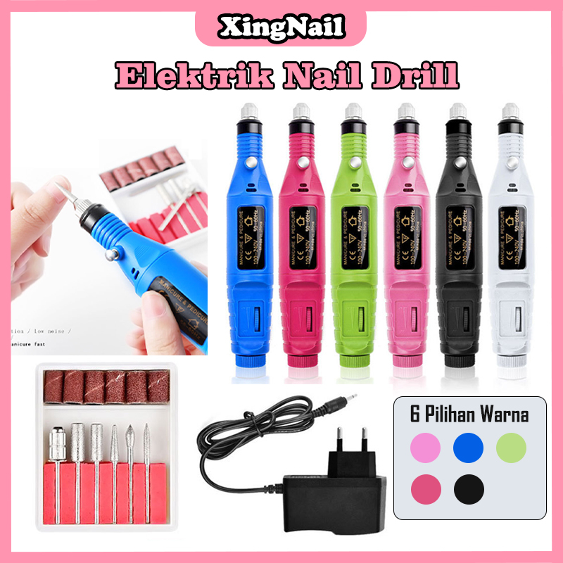 Jual Nail Drill Mesin Kikir Kuku Elektrik Pedicure Manicure / Alat ...