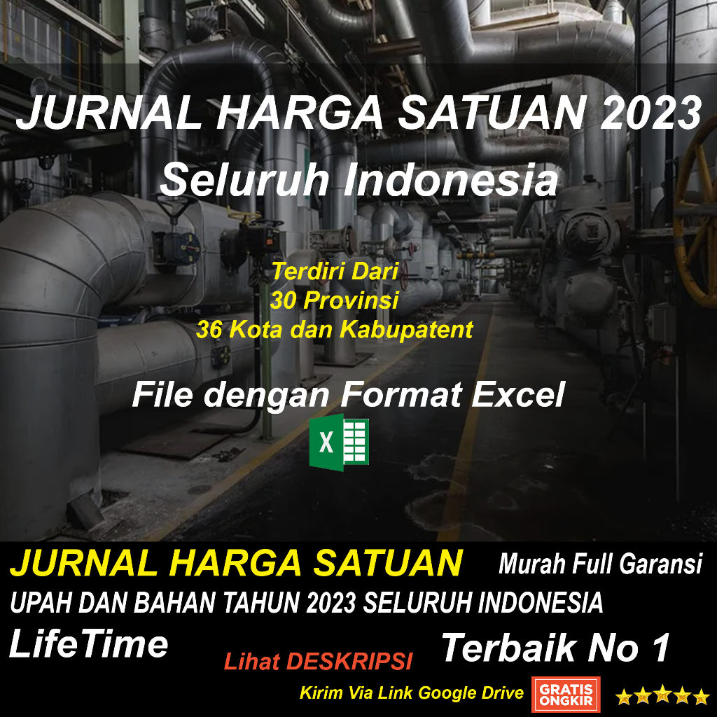 Jual JURNAL HARGA SATUAN UPAH DAN BAHAN TAHUN 2023 SELURUH INDONESIA ...