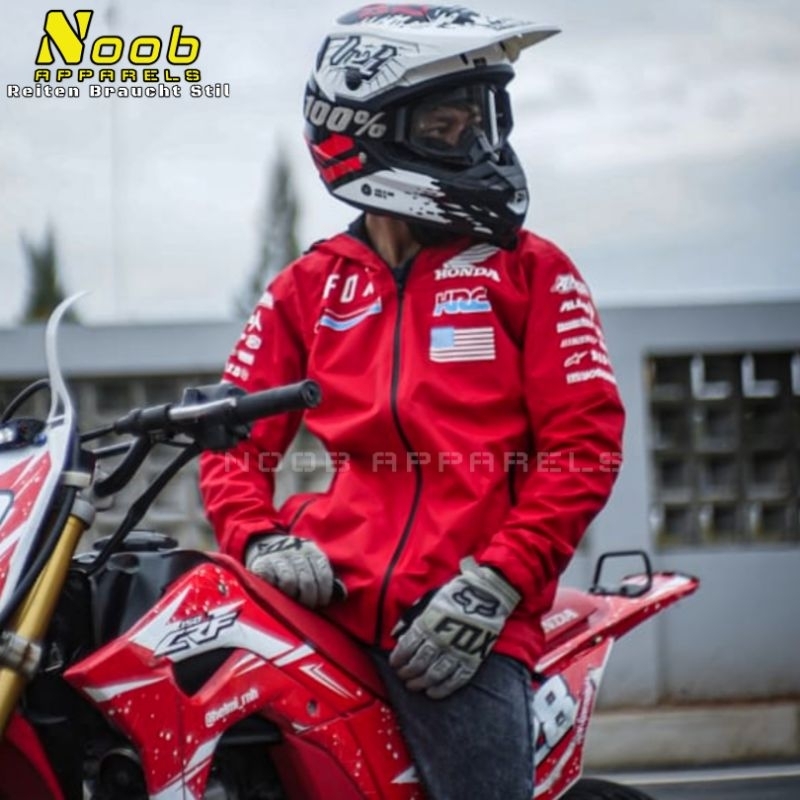 Jual JAKET TOURING CRF - JAKET PARASUT / PARACHUTE JACKET - JAKET HONDA ...