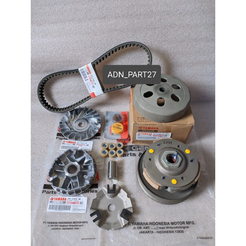 Jual paket CVT (2PH) mio M3/Fino 125/x ride 125/soul GT 125/gear/freego ...