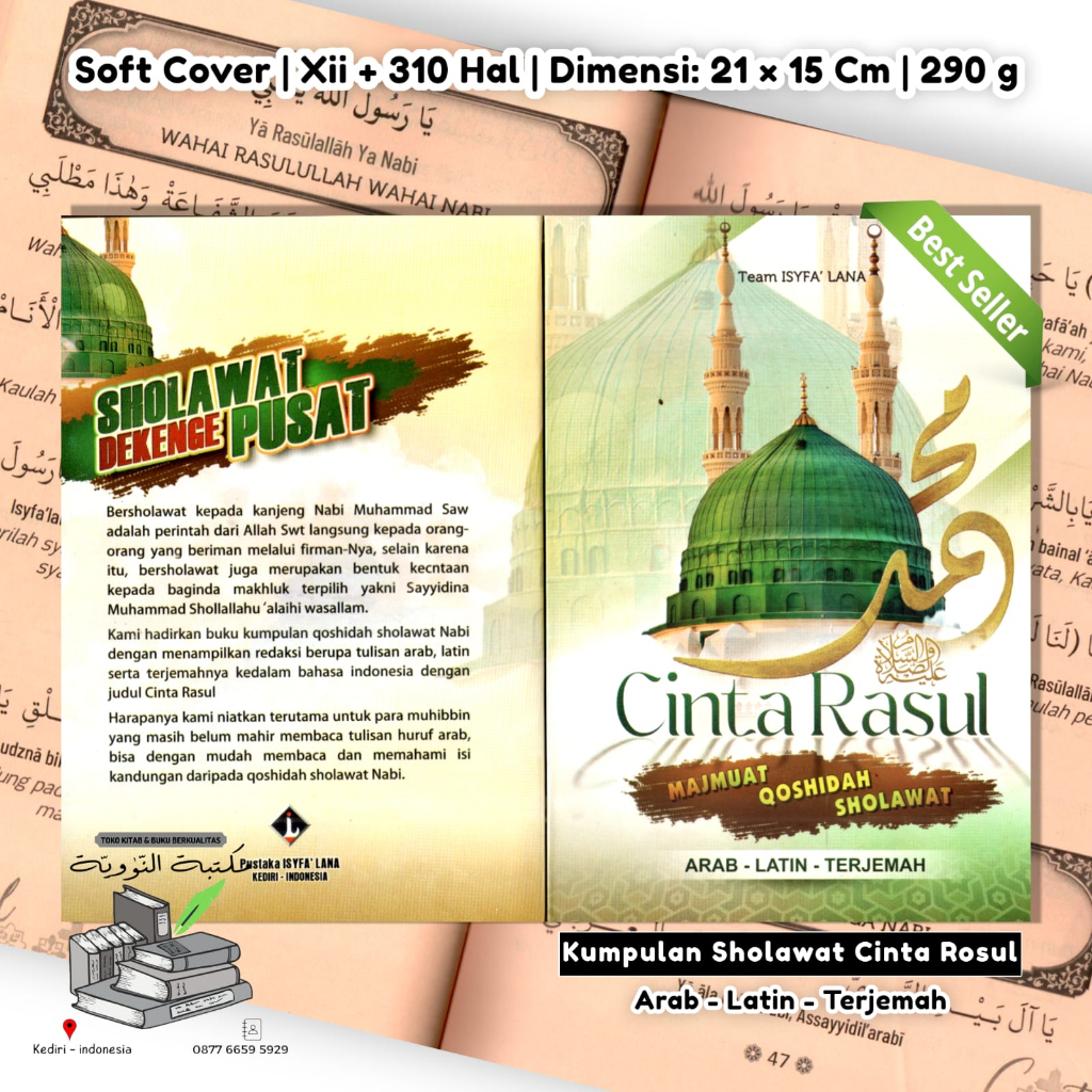 Jual SHOLAWAT CINTA RASUL ARAB LATIN TERJEMAH | Shopee Indonesia