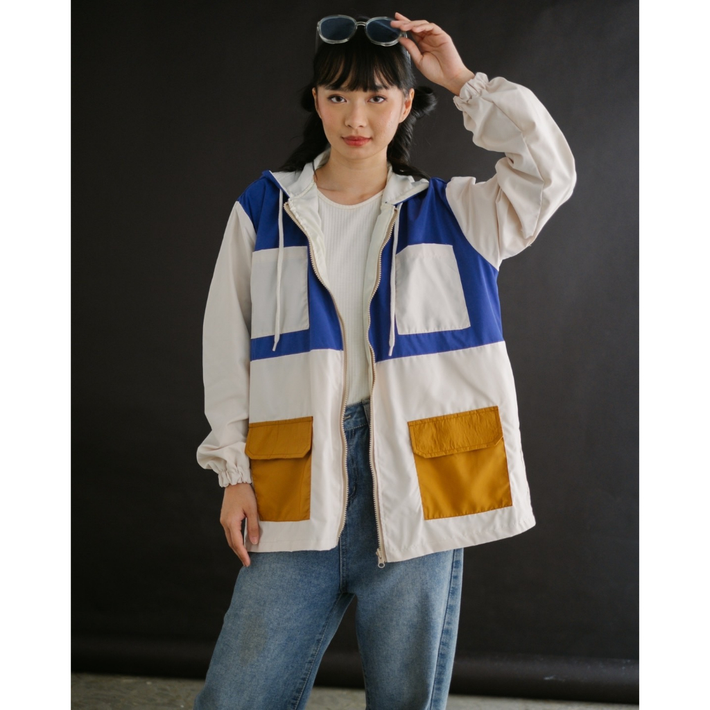 Jual Myrubylicious FLEDGER JACKET | ATASAN WANITA | JACKET PARASUT | Shopee Indonesia