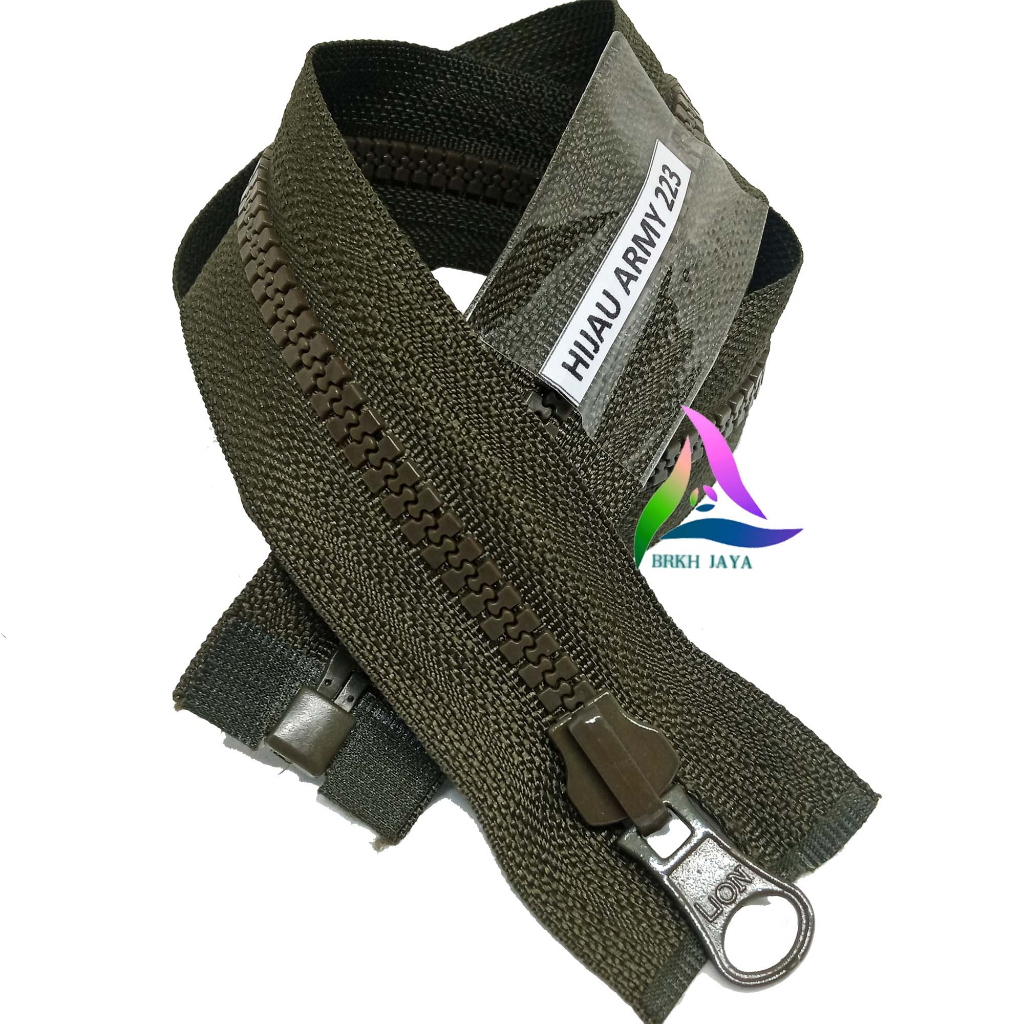 Jual RESLETING JAKET VISLON 60 CM / SLETING ZIPPER LION 24 INCHI | Shopee Indonesia