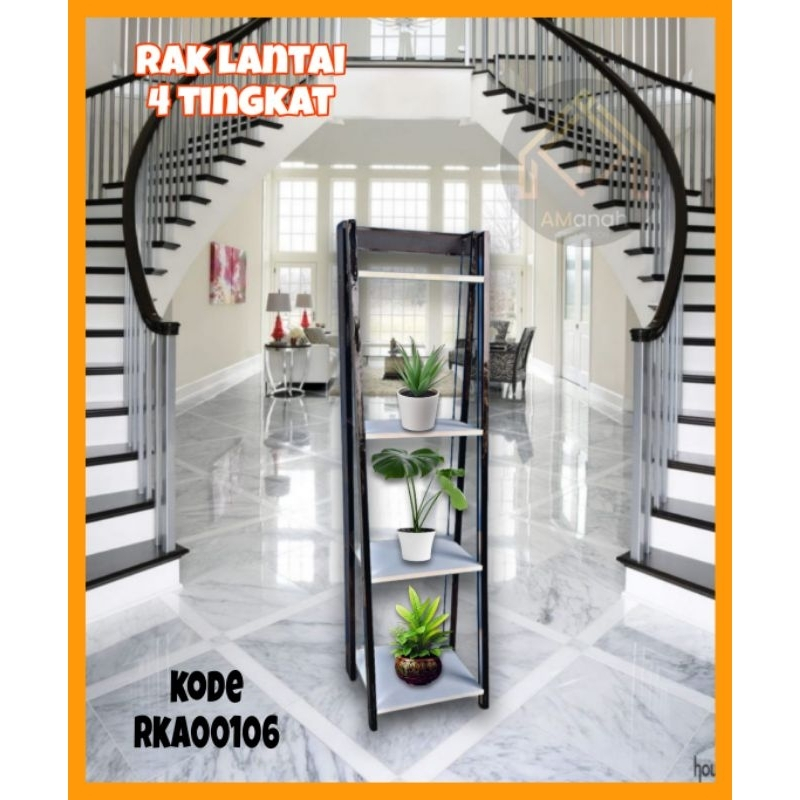 Jual [COD] RAK LANTAI 4 TINGKAT KODE RKA00106 - RAK BUKU - RAK ...