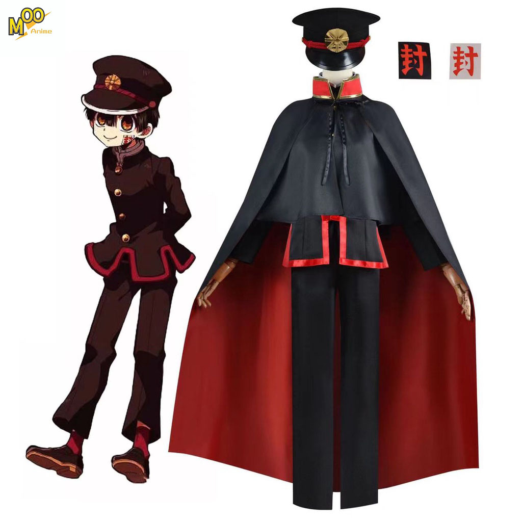 Jual Toilet-bound Hanako-kun cosplay costumes Hanako-kun coaplay Cloak ...