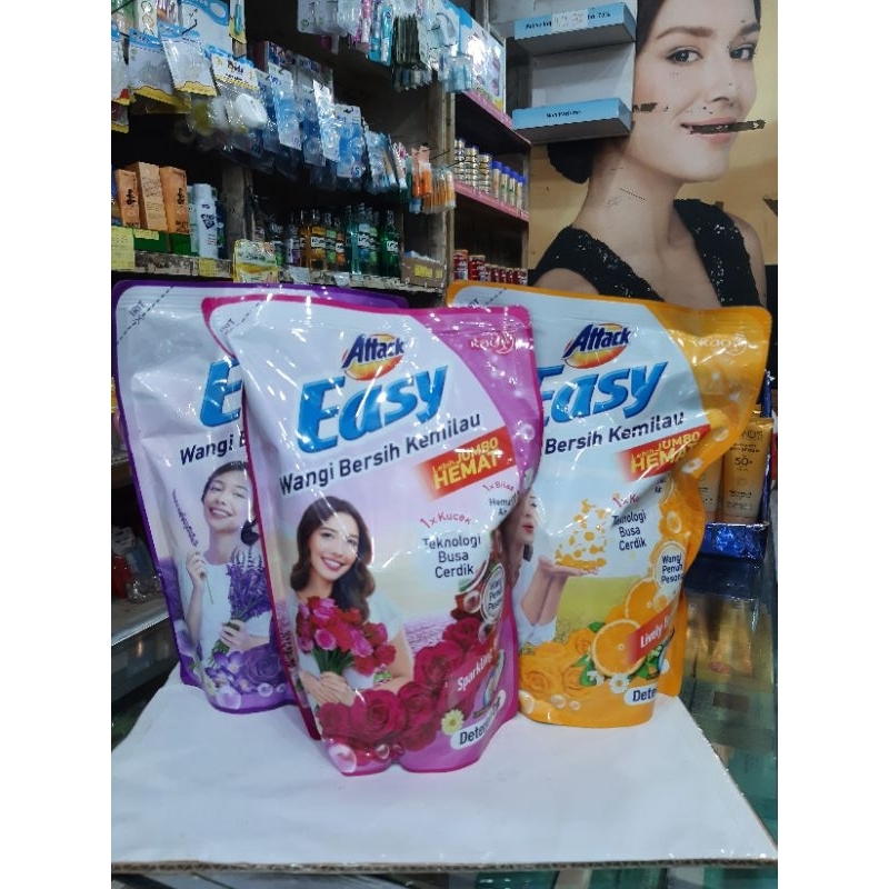 Jual Attack Easy Liquid Detergen 1200ml | Shopee Indonesia